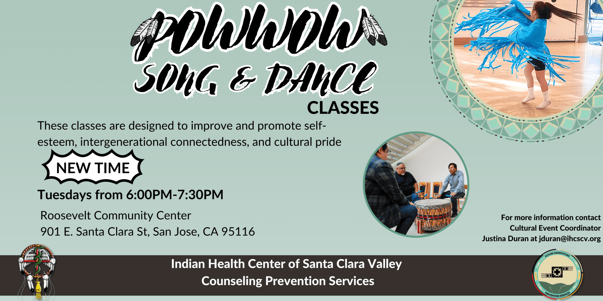 PS: Powwow Song and Dance Classes - Indian Health Center
